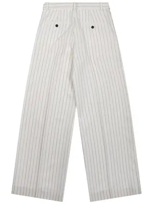 Sacai Pinstripe Wide-leg Trousers