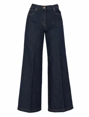 Aspesi Wide Leg Jeans - Denim