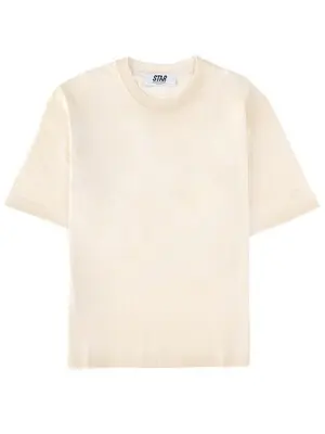 GOLDEN GOOSE Logo T-shirt - Ivory
