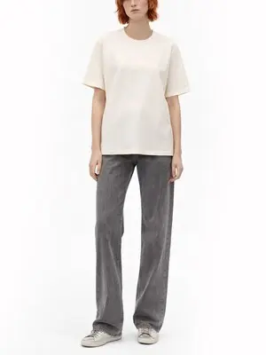 GOLDEN GOOSE Logo T-shirt - Ivory