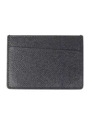 MAISON MARGIELA Leather Card Holder - Black