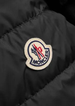 Moncler Quilted Cotton And Shell Jacket