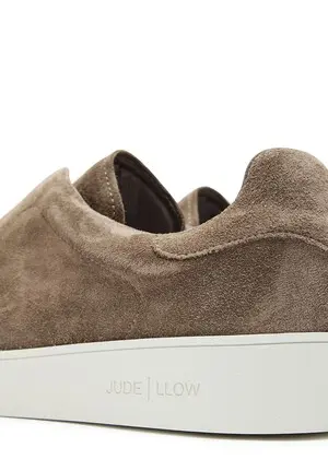 JUDE LLOW Luca Suede Sneakers - Brown
