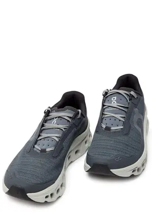 On Panelled Mesh-knit Sneakers - Grey