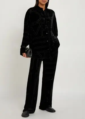 TOTEME Monogram Devore Shirt