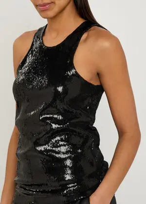 TOTEME Sequin Tank Top