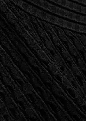 Simkhai Jenna Textured Knit Mini Dress