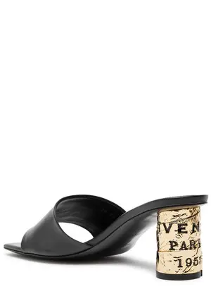 Givenchy Leather Mules - Black