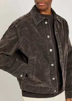 Jacquemus La Veste De Nîmes Mirada Brushed Denim Jacket - Khaki