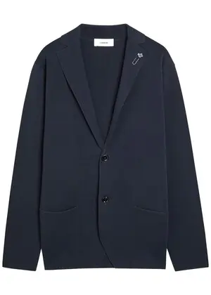LARDINI Cotton Cardigan - Navy