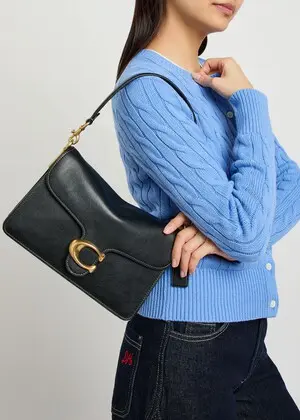 COACH Tabby Leather Shoulder Bag