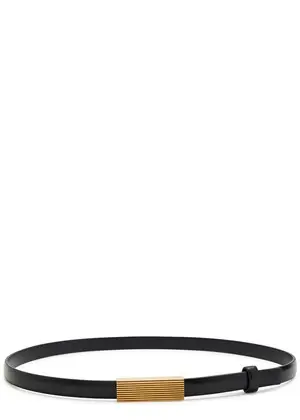 Khaite Empire Leather Belt - Black