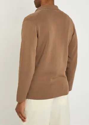 LARDINI Cotton Cardigan - Brown