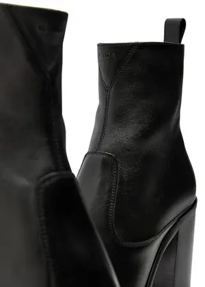 Chloé Phoenix 90 Leather Ankle Boots