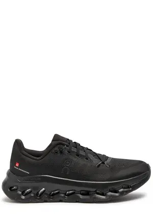 On Jacquard Mesh-knit Sneakers - Black
