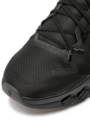 On Jacquard Mesh-knit Sneakers - Black