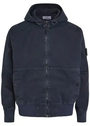 Stone Island Hooded Canvas Jacket