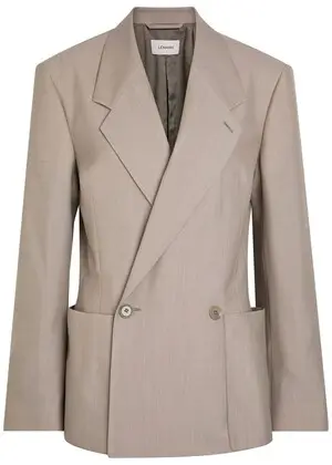 LEMAIRE Double-breasted Woven Blazer
