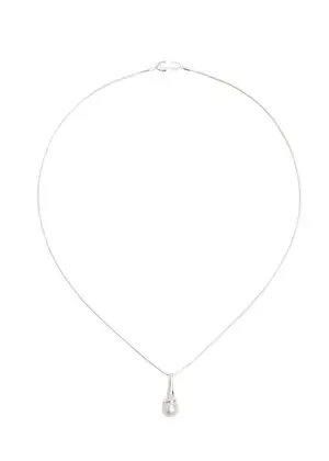 RAGBAG Lumora Pearl Pendant Necklace - Silver