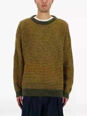 You Must Create Striped Crew Neck Sweater
