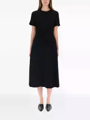 Theory Short-sleeve A-line Midi Dress