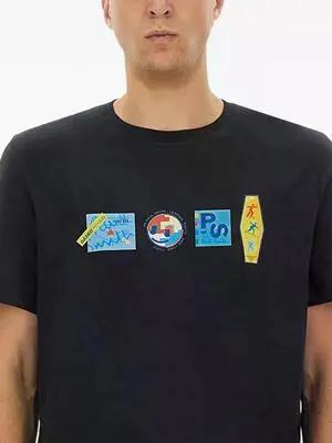 Paul Smith Graphic T-shirt - Black