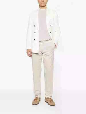Eleventy Pleated Trousers - Neutrals