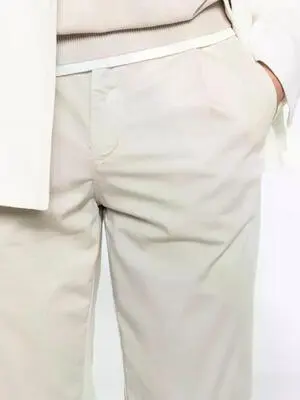 Eleventy Pleated Trousers - Neutrals