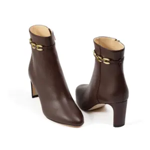 ELIZEE Sabina Bootie - Dark Chocolate