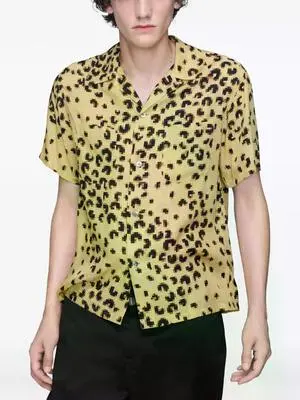 MAISON MARGIELA Pixel Short-sleeve Shirt - Yellow