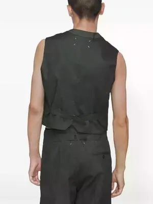 MAISON MARGIELA Button Pocket Vest - Grey