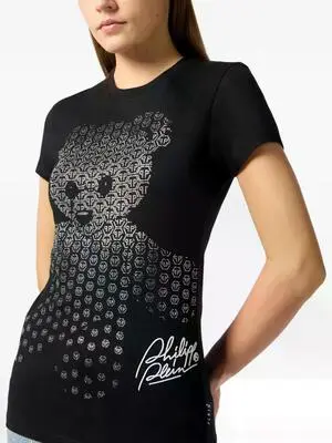 Philipp Plein Teddy Bear Logo-detail T-shirt