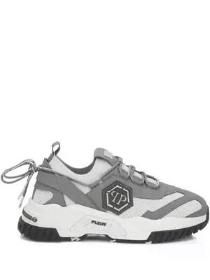 Philipp Plein Predator Logo-plaque Trainers - Grey