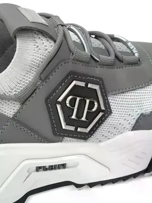 Philipp Plein Predator Logo-plaque Trainers - Grey