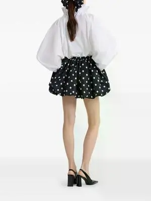 PATOU Polka-dot A-line Mini Skirt