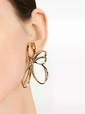 Oscar De La Renta Openwork Drop Earrings