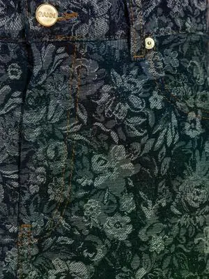 GANNI Floral-pattern Jeans