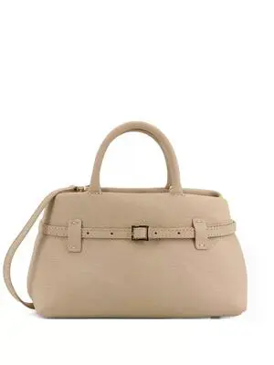 Manu Atelier Le Cambon Buckled Tote Bag - Neutrals