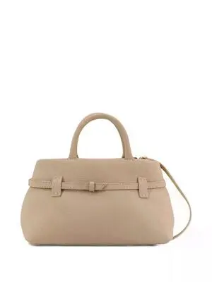 Manu Atelier Le Cambon Buckled Tote Bag - Neutrals