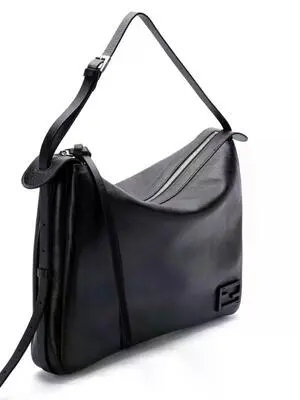 Fendi Grained Leather Shoulder Bag