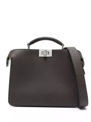 Fendi Peekaboo Tote Bag - Brown