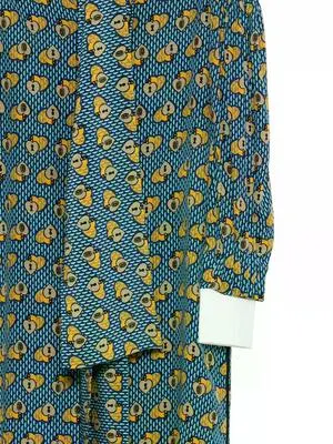 Fendi Heart-pattern Midi Dress