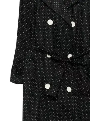 Saint Laurent 1991 Polka-dot Trench Coat