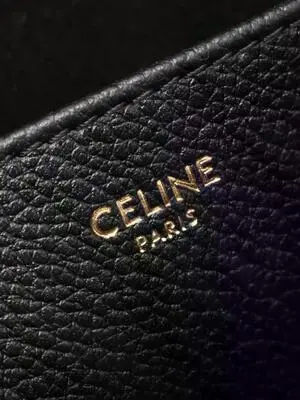 Celine Medium Grained Calfskin Cuir Triomphe Cabas Anais Tote Bag