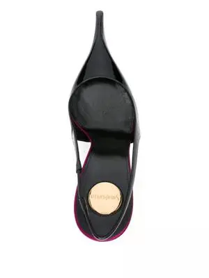 Saint Laurent Amalia 110mm Pointed-toe Pumps - Black