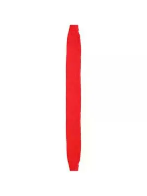 You Must Create Ribbed Scarf - Red