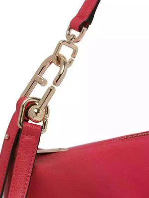 Furla Tonie Metal Logo Chain Shoulder Bag - Red