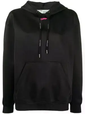 Off-White Logo Print Oversized Hoodie
