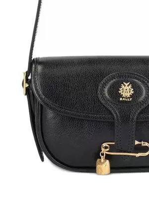 Bally Safety-pin Detail Leather Shoulder Bag