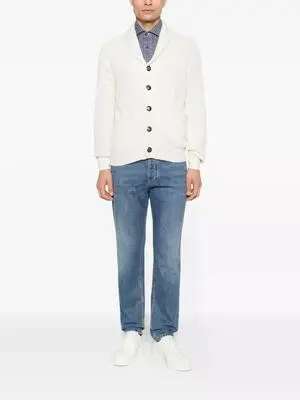 Brunello Cucinelli Geometric-pattern Shirt